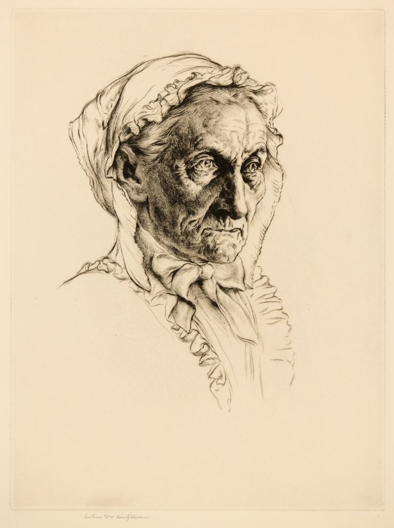 Grand-Mere Basque / Portrait Study of an Old Woman / 1937 – RobinPrints